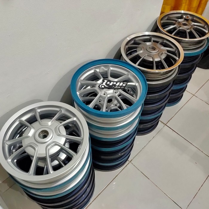 Jual Velg Vespa Ring 12 Primavera Yacht Club Blue Doff Polish Original ...