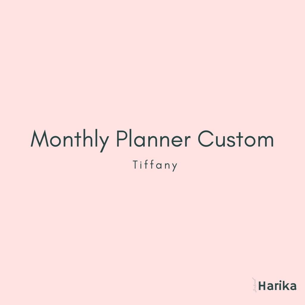 Jual Weekly Planner Custom A3 | Shopee Indonesia