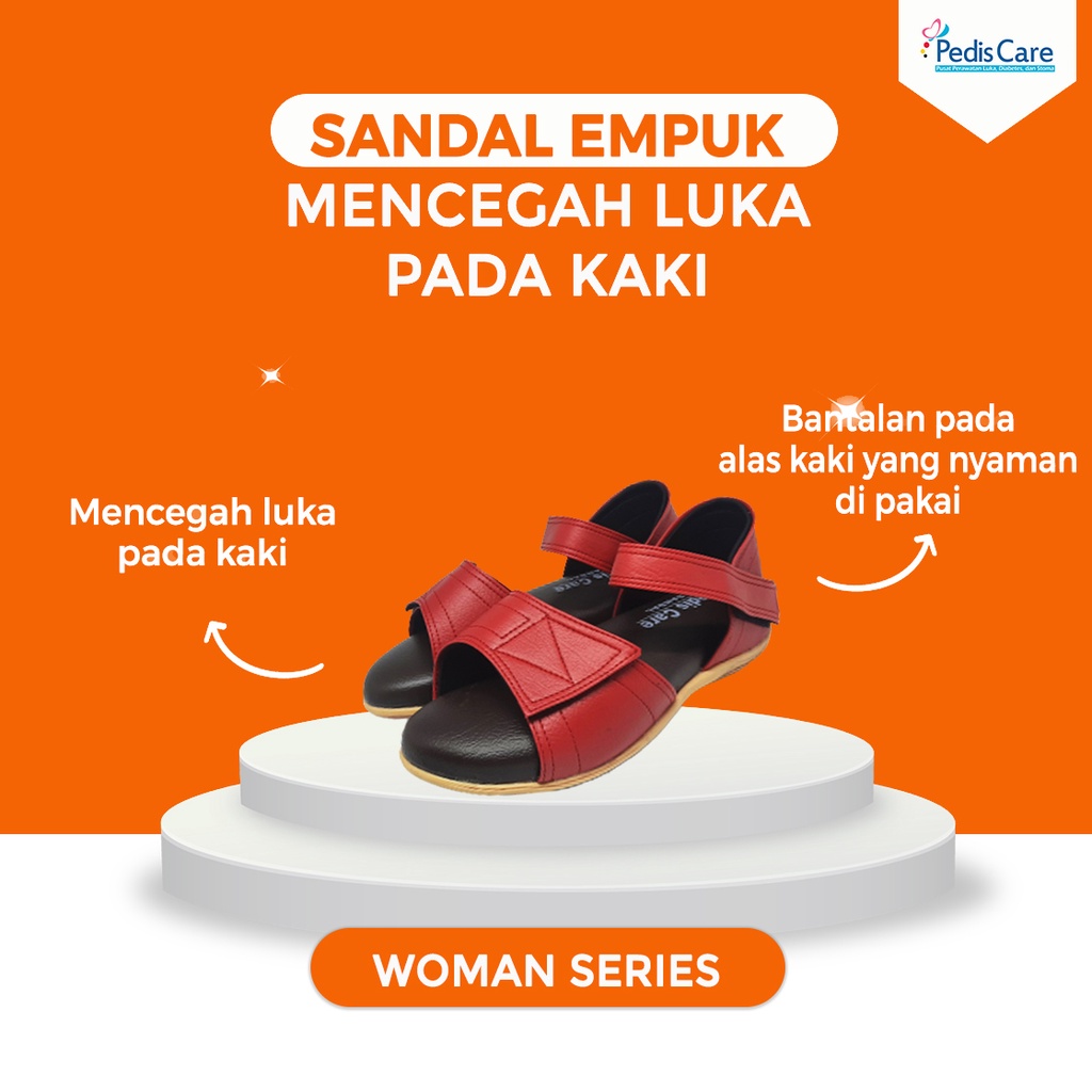 Jual Sepatu sandal diabetes wanita women series original murah | sepatu ...