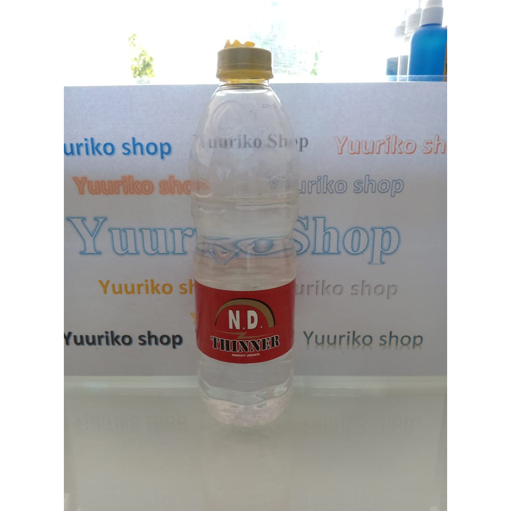 Jual Thiner botol aqua pengencer cat campuran cat kayu cat besi cat minyak | Shopee Indonesia