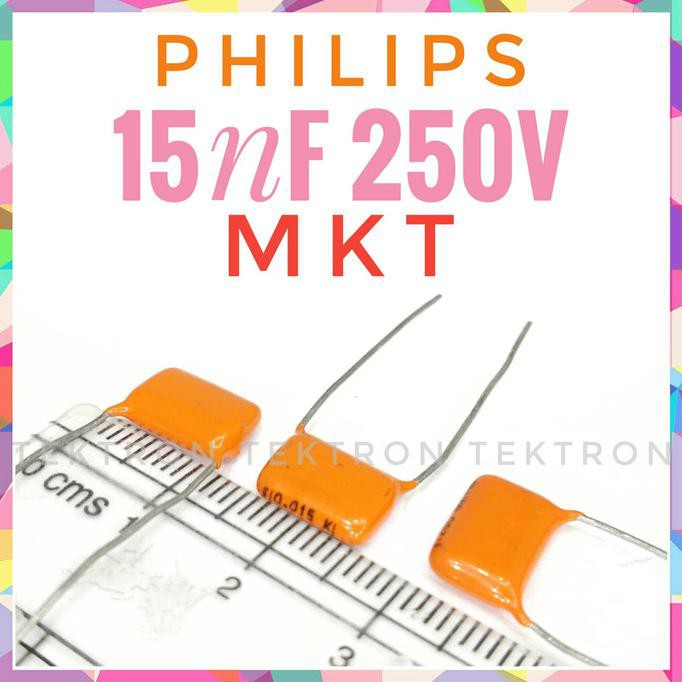 Jual PHILIPS 15nF 250V MKT 0.015 153 Capacitor Kapasitor audiophile ...