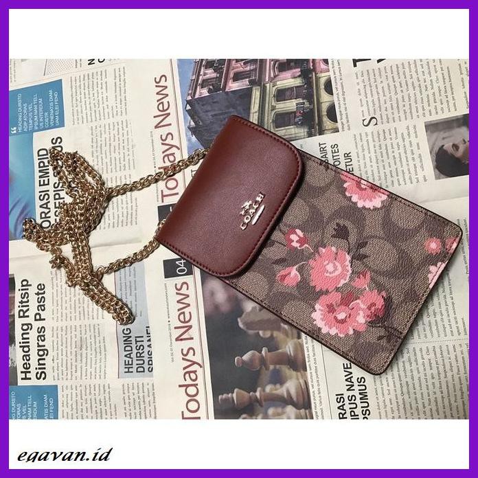 Jual Esacfeirb- Tas Hp Canvas And Leather Coach Original -Originalllll ...