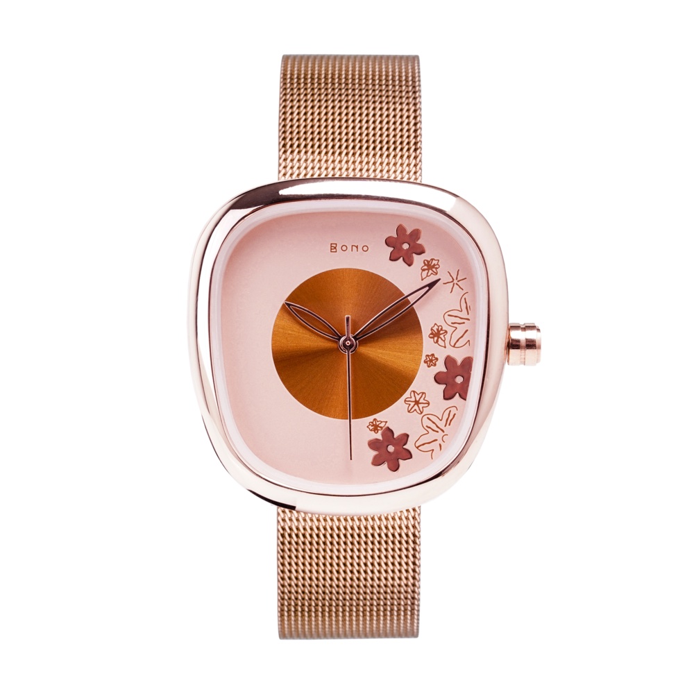 Jual Bono - Siena Bloom Milanese - Jam Tangan Wanita | Shopee Indonesia