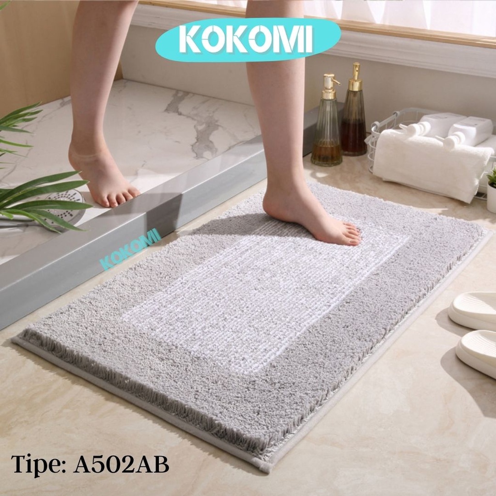 Jual Kokomi Luxury Style Bathmat Keset Kamar Mandi Anti Slip Bulu Tebal ...