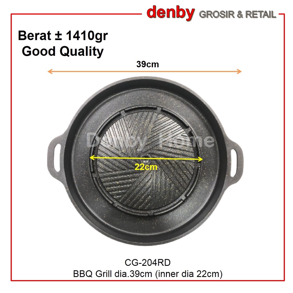 Jual Korean BBQ Grill Pan Panci Hot Pot SteamBoat Shabu Shabu Sukiyaki ...