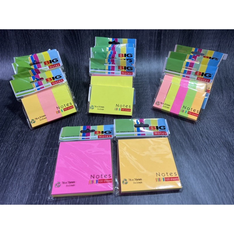 Jual Sticky Notes mix color BIG | Shopee Indonesia