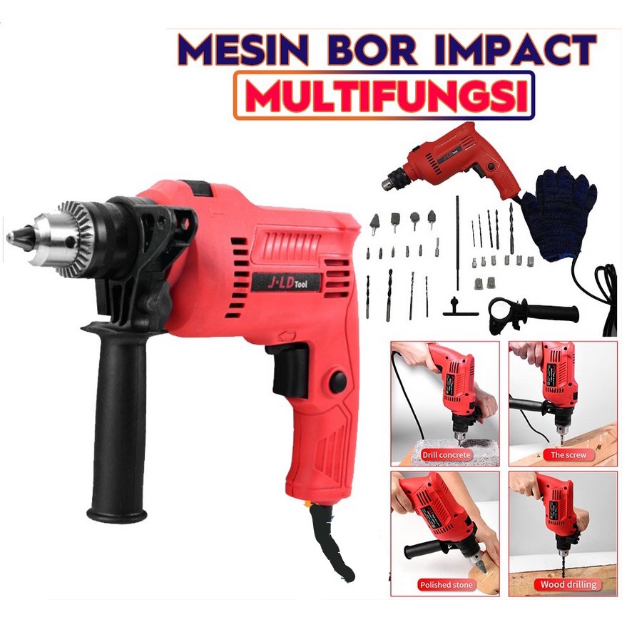 Jual Mesin Bor Listrik 13mm JLD TOOL 8013 SET Mesin Bor 13mm JLD 8013 ...
