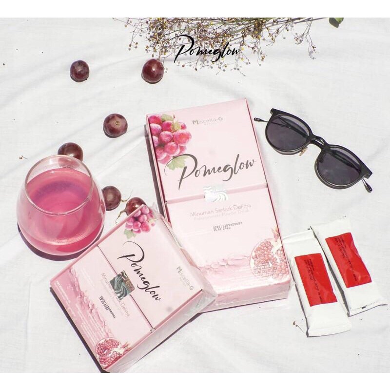 Jual POMEGLOW COLLAGEN DRINK ORIGINAL ISI 15 | Shopee Indonesia