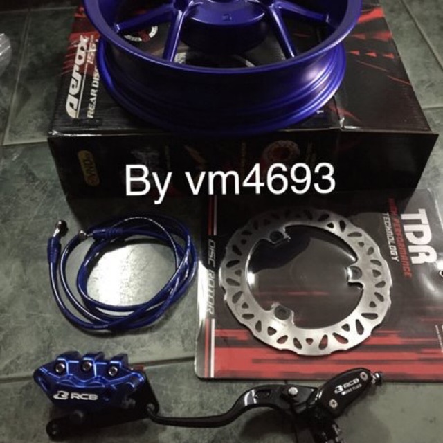 Jual rim yamaha nvx 155 disc brake full set velg belakang yamaha aerox ...