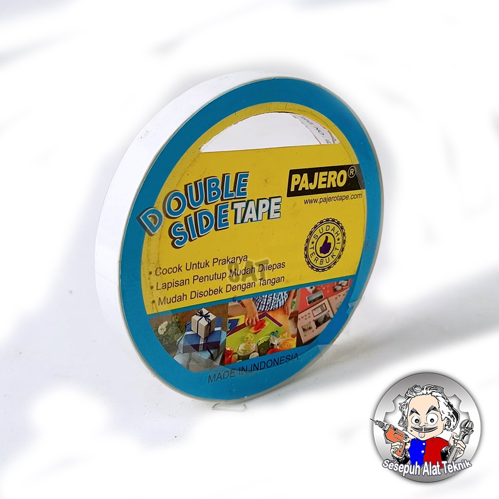 Jual 12mm Isolasi Double Tape / Double Tip / Double Sided Tape Perekat ...