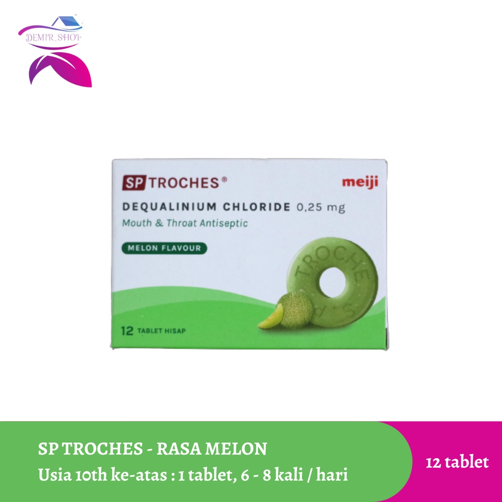 Jual SP Troches Meiji Tablet Hisap Antiseptic Rongga Mulut / Obat ...