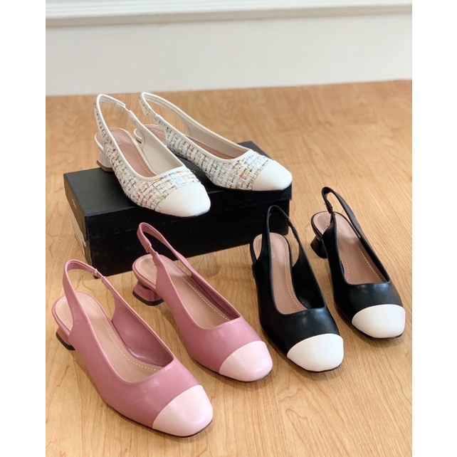 Jual PS042 Pedro Slingback heels | Shopee Indonesia