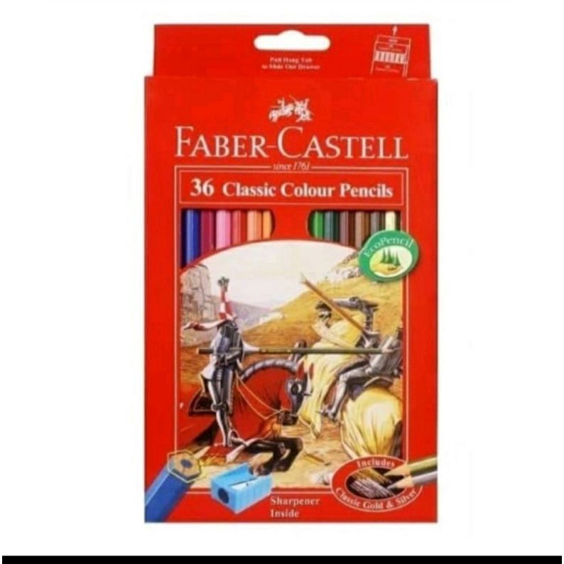 Jual Faber Castell 36 L Classic Colour Pencil pensil warna Original ...