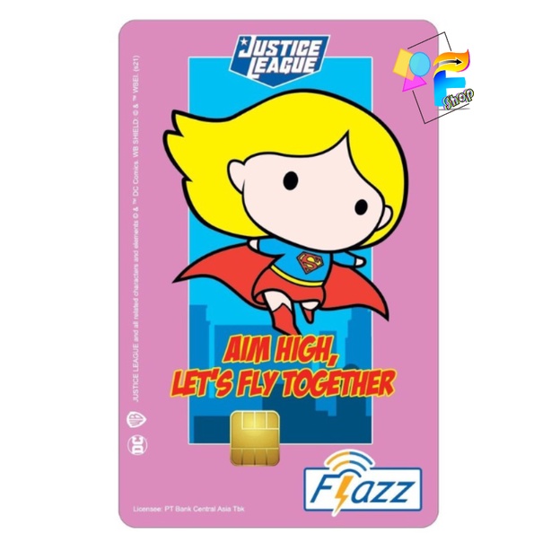 Jual Kartu eMoney eToll Flazz BCA DC Super Hero Unyu gen 2 | Shopee ...