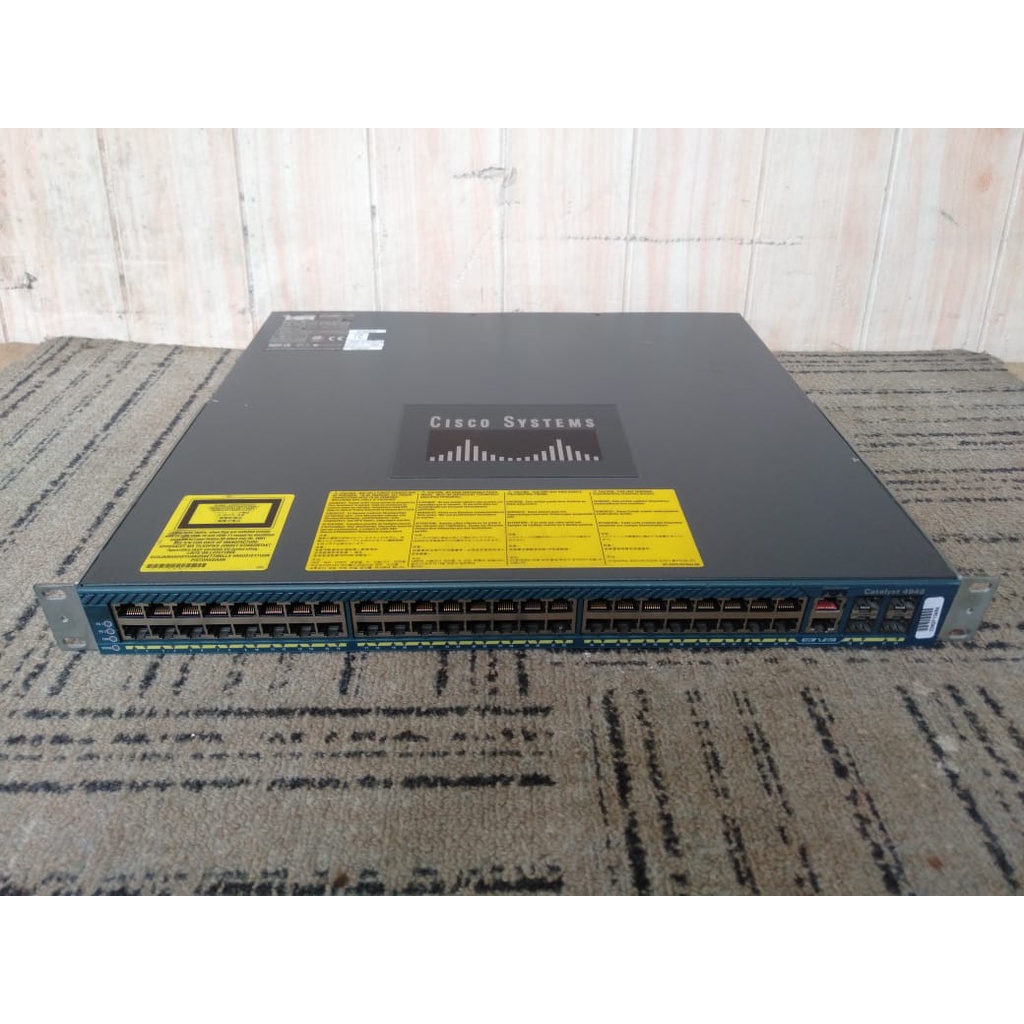 Jual Switch Hub Gigabit 48 Port Cisco Catalyst 4948 Unit Normal Siap ...