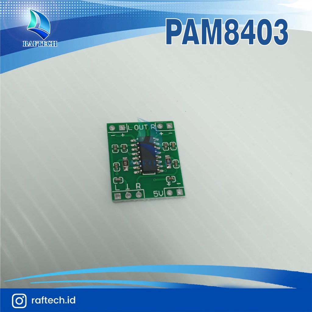 Jual PAM8403 5V Two Channel Stereo Audio Amplifier PAM 8403 | Shopee ...