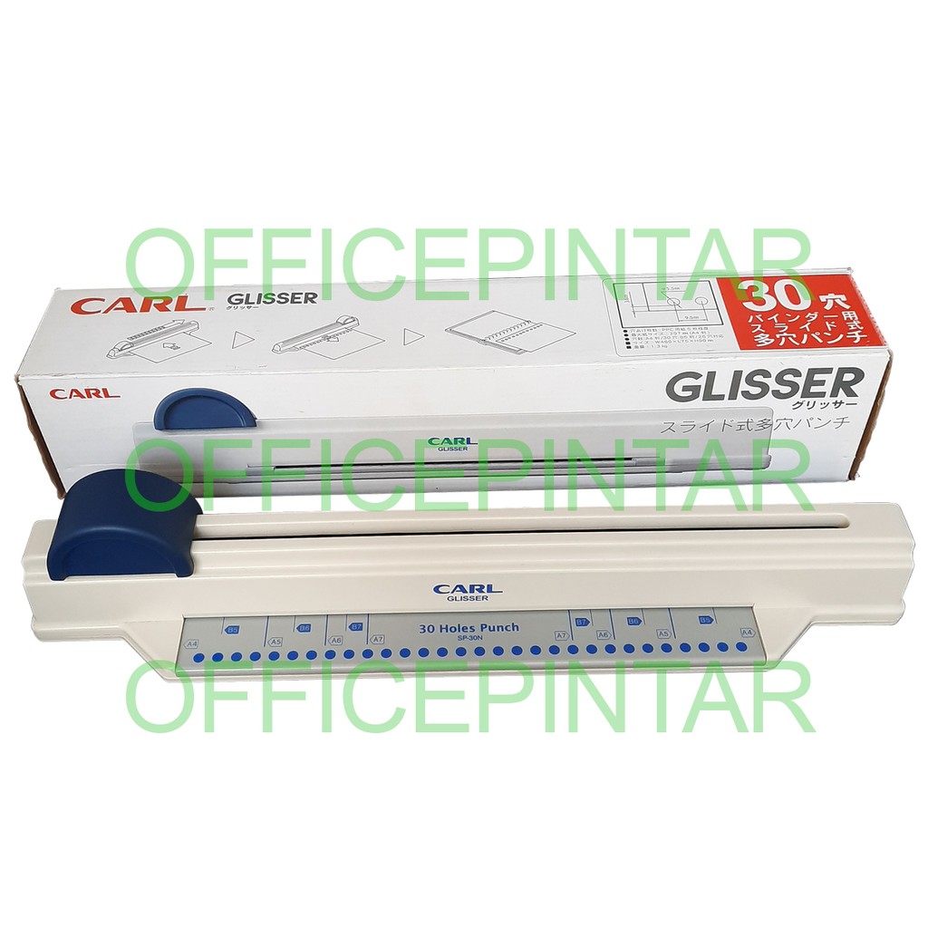 Jual Pembolong Kertas Paper Punch 30 lubang SP-30N Carl Glisser | Shopee Indonesia