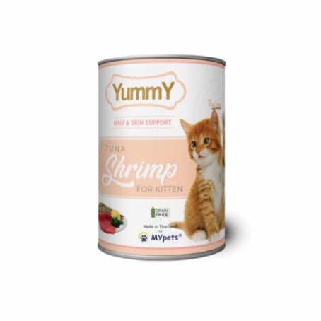 Jual Makanan Kucing Yummy Can 400gr Kitten TUNA SHRIMP | Shopee Indonesia