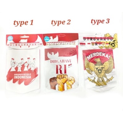 Jual Banner khusus kemerdekan/hut ri karakter happy birthday segi lima ...