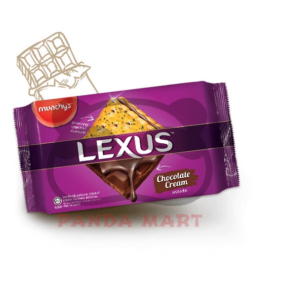 Jual Munchy's Lexus Biskuit Coklat / Keju / Peanut / Vege / Himalayan ...