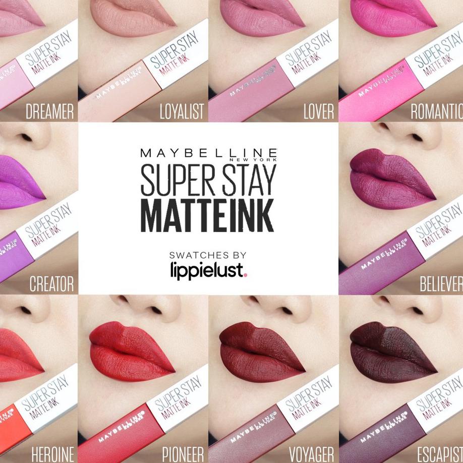 Jual New Maybelline Super Stay Matte Ink Lipcream SuperStay Lip Cream stay ink Lipstik Original ...
