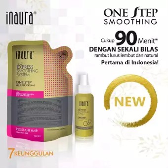 Jual Inaura One Step Express Smoothing System - Resistant Hair 130gr ...