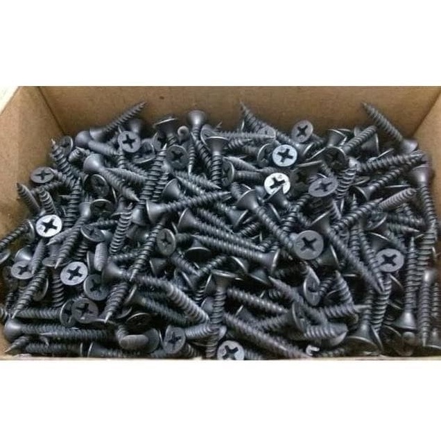 Jual PER KOTAK SKRUP GYPSUM GIPSUM HITAM TERSEDIA BANYAK UKURAN/DRAY ...