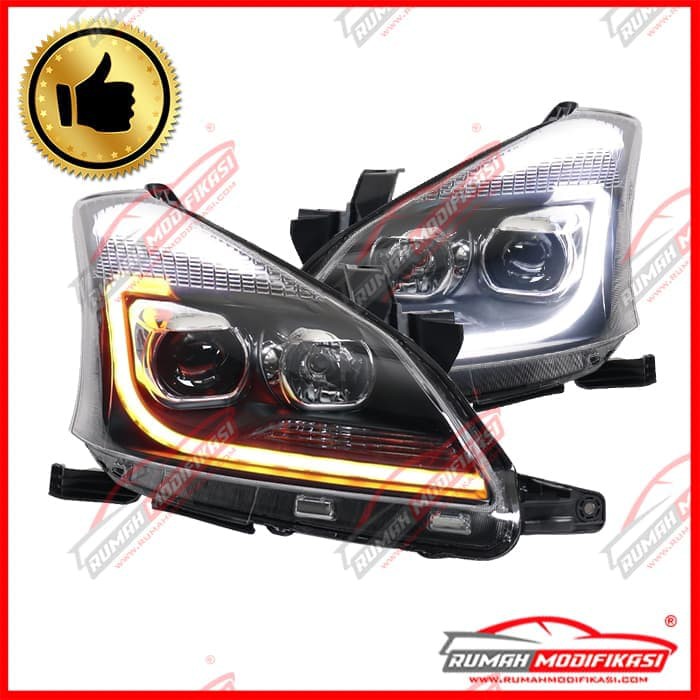 Jual HEAD LAMP - TOYOTA AVANZA 2012-2015 - LIGHT BAR - SEQUENTIAL ...