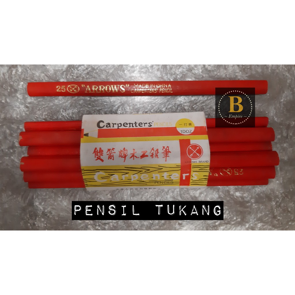 Jual Pensil Tukang / Carpenters Pencil | Shopee Indonesia