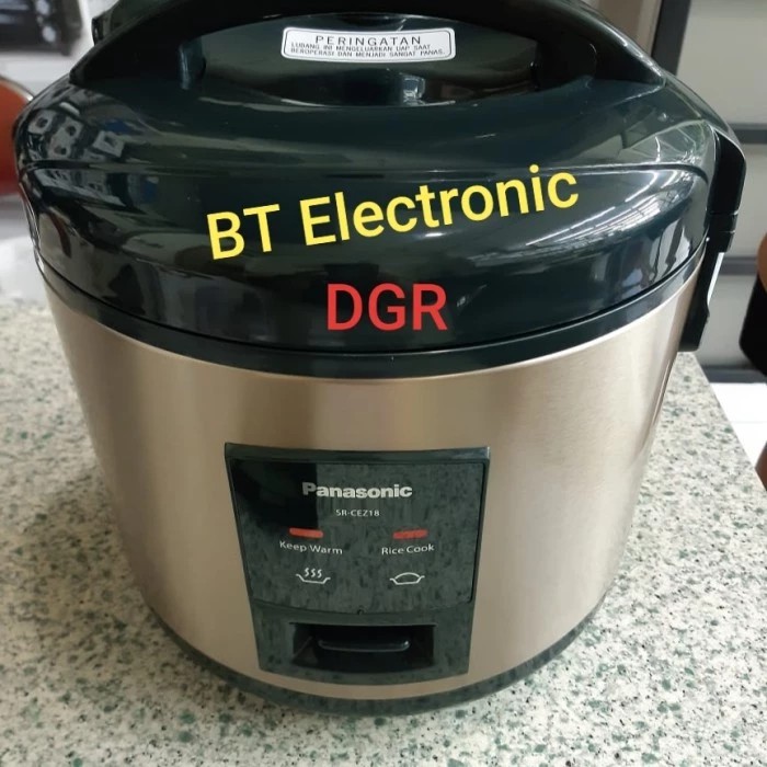 Jual Rice Cooker Panasonic SR-CEZ18 DGR / RGR / DBR Magic Com 3in1 1.8 Liter | Shopee Indonesia