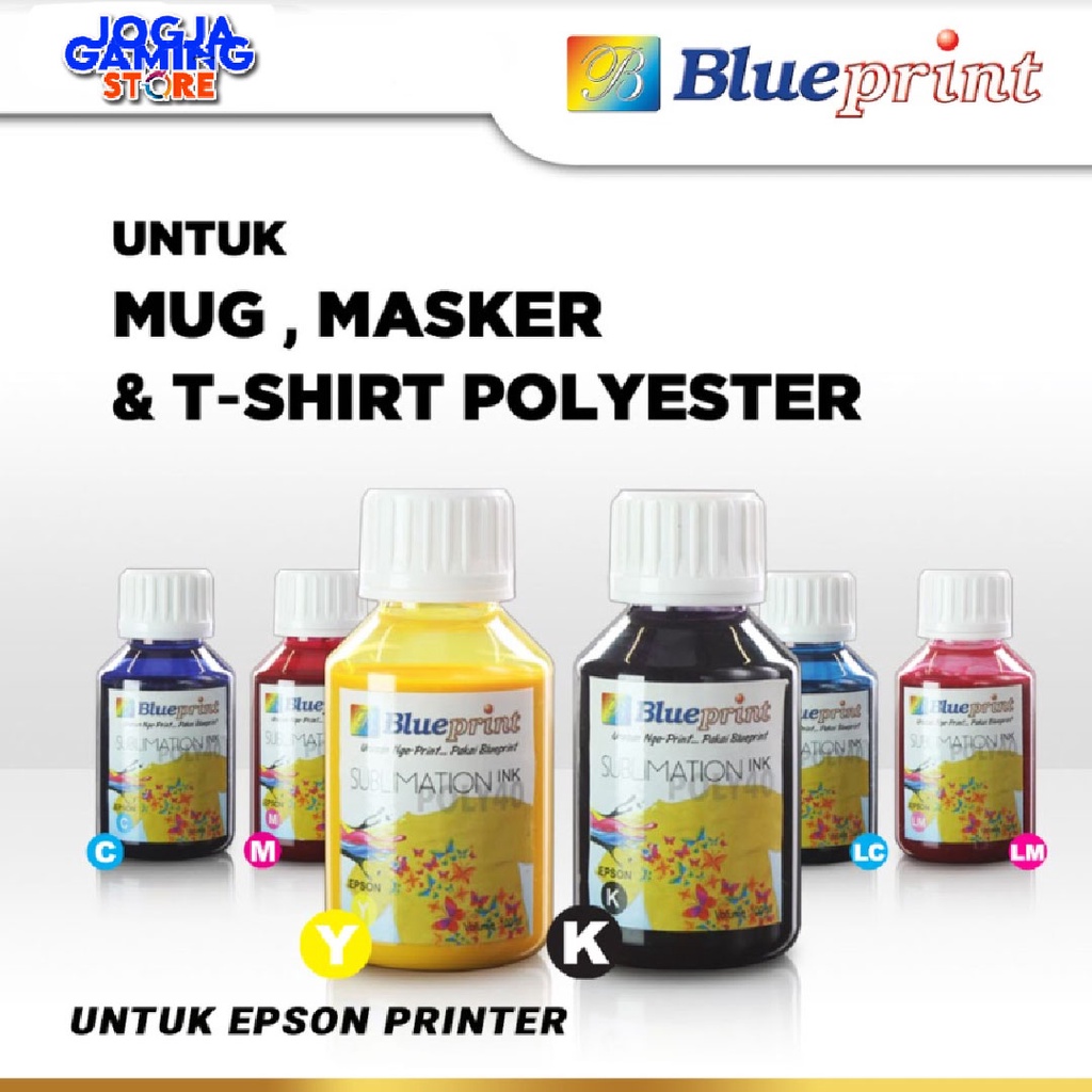 Jual Tinta Sublim Epson BLUEPRINT Refill For Printer Epson 100 ML ...