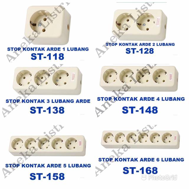 Jual UTICON STOPKONTAK ARDE 1 LB STOP KONTAK LOBANG 2 LUBANG isi 1 2 3 4 5 6 | Shopee Indonesia