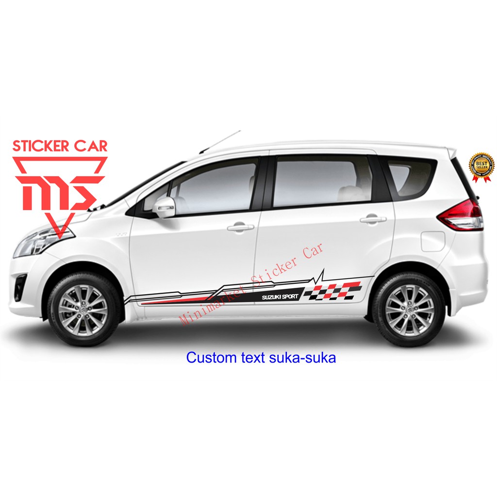 Jual best promo stiker sticker mobil suzuki sport ertiga gx gl ga all ...