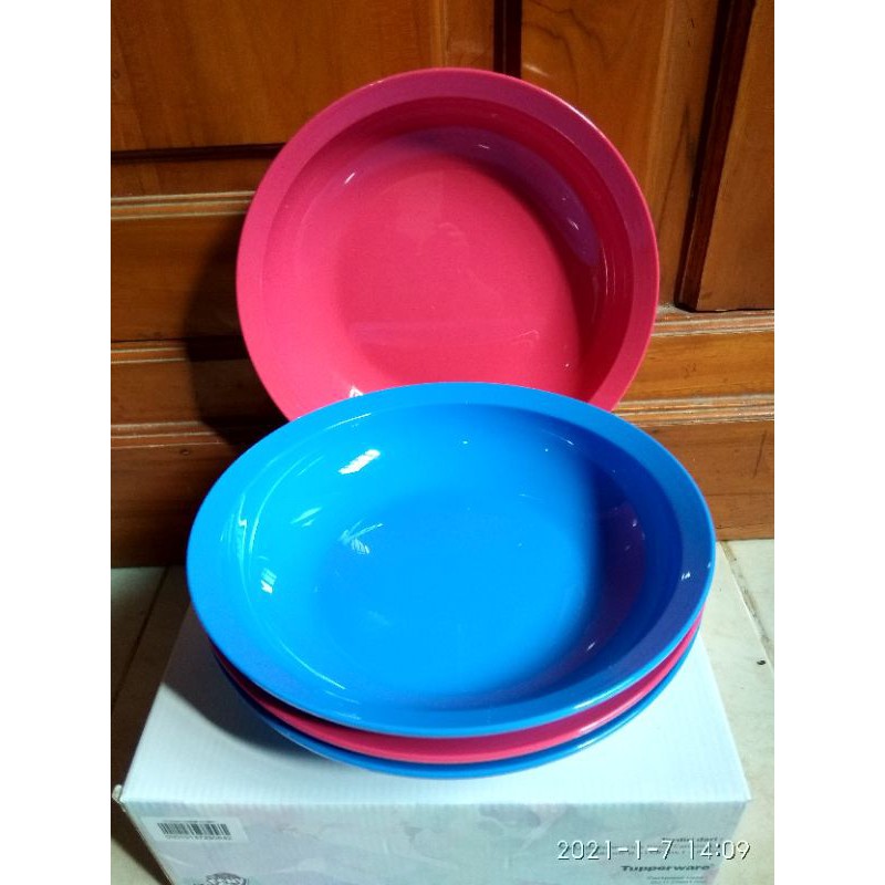 Jual piring makan crescendo plate tupperware 1pcs | Shopee Indonesia
