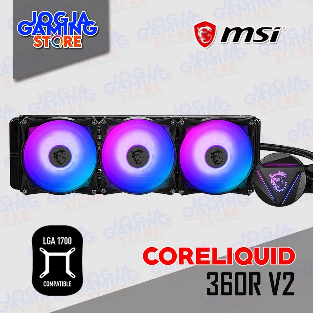 Jual MSI MAG CORELIQUID 360R V2 360mm - AIO Liquid CPU Cooler | Shopee ...