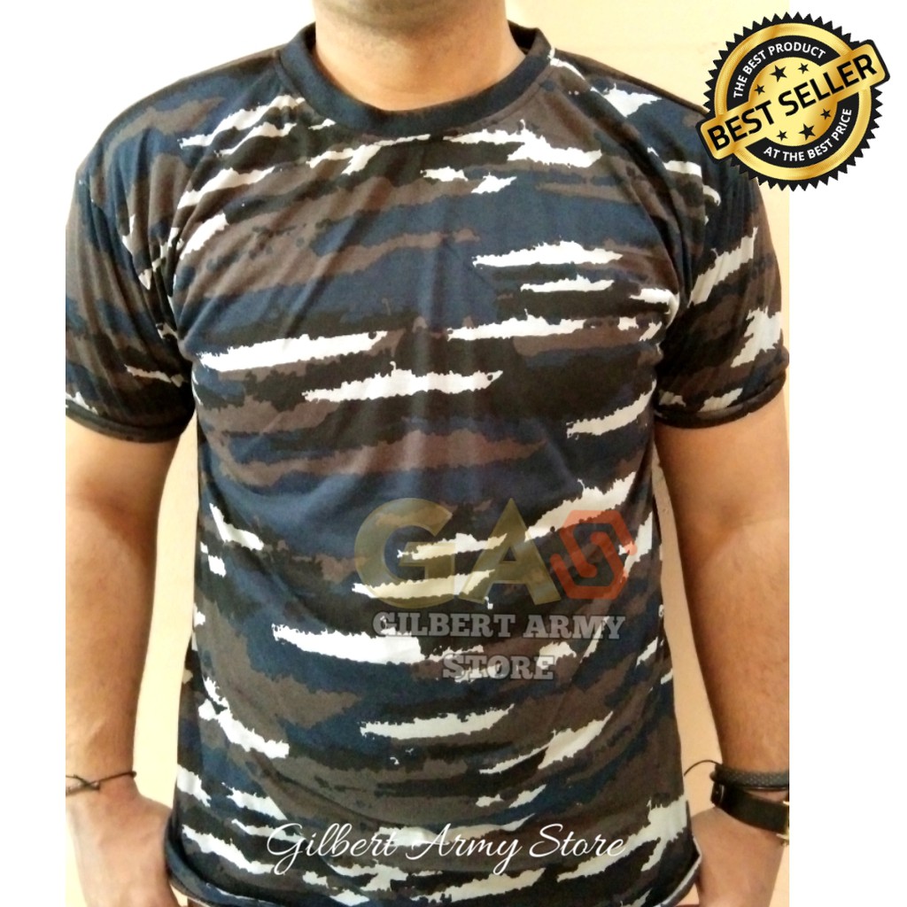 Jual GILBERT ARMY STORE Kaos Loreng Kri TNI-AL Angkatan Laut Kaos Pria Army Promo Kaos Murah ...