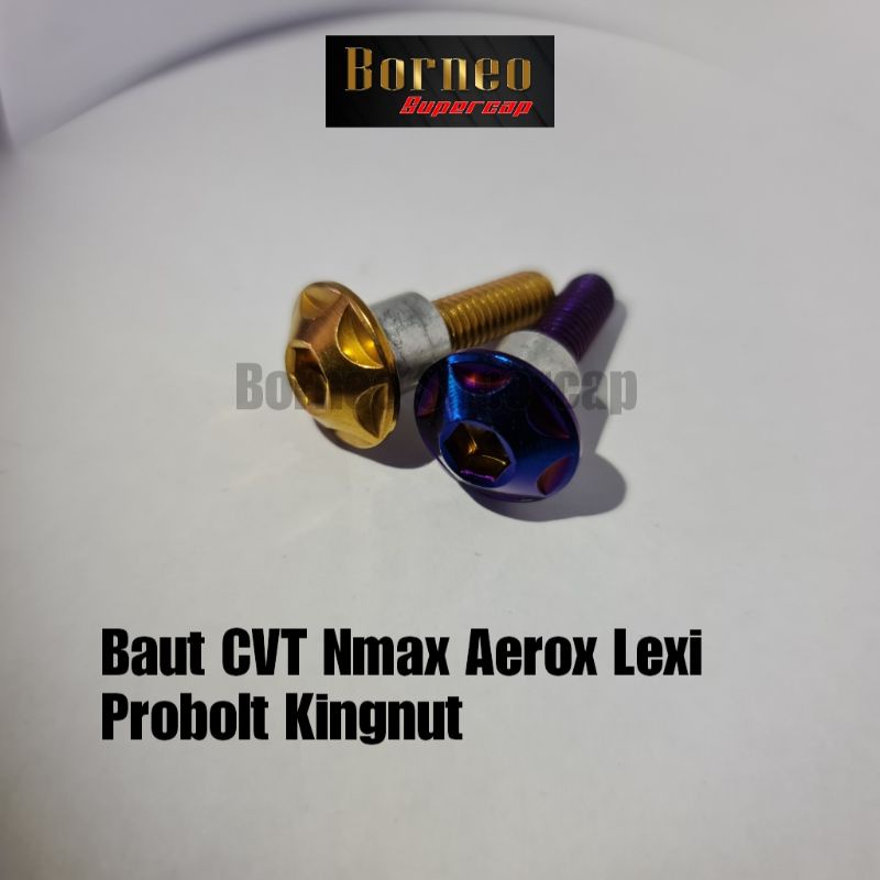 Jual Baut Probolt King Nut CVT Yamaha Nmax / Aerox / Lexi | Shopee ...