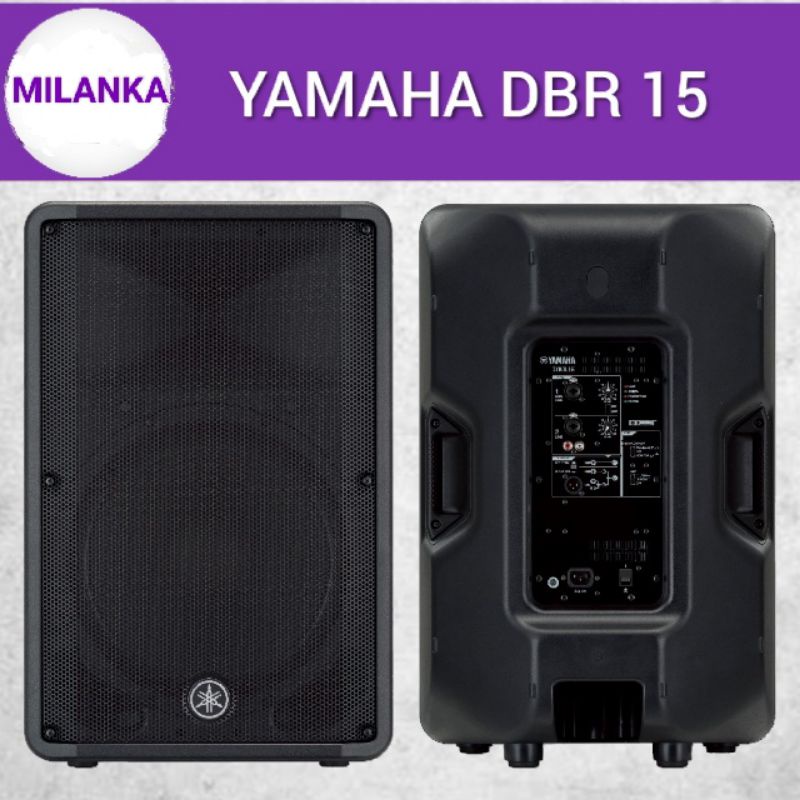 Jual Speaker Aktif YAMAHA DBR15 DBR 15 Inch Original TERBAIK | Shopee ...
