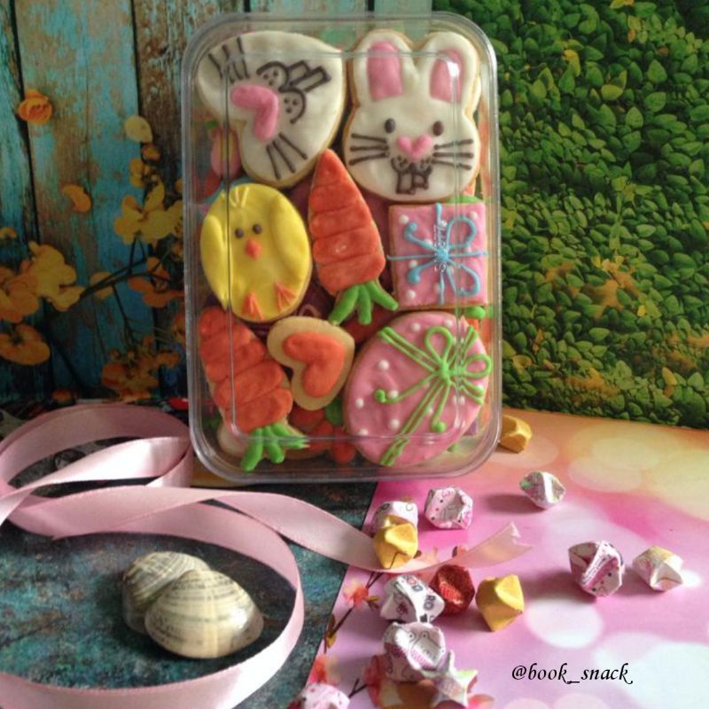 Jual Cookies Karakter Motif Paskah - Easter Icing Cookies (Kemasan 250 ...