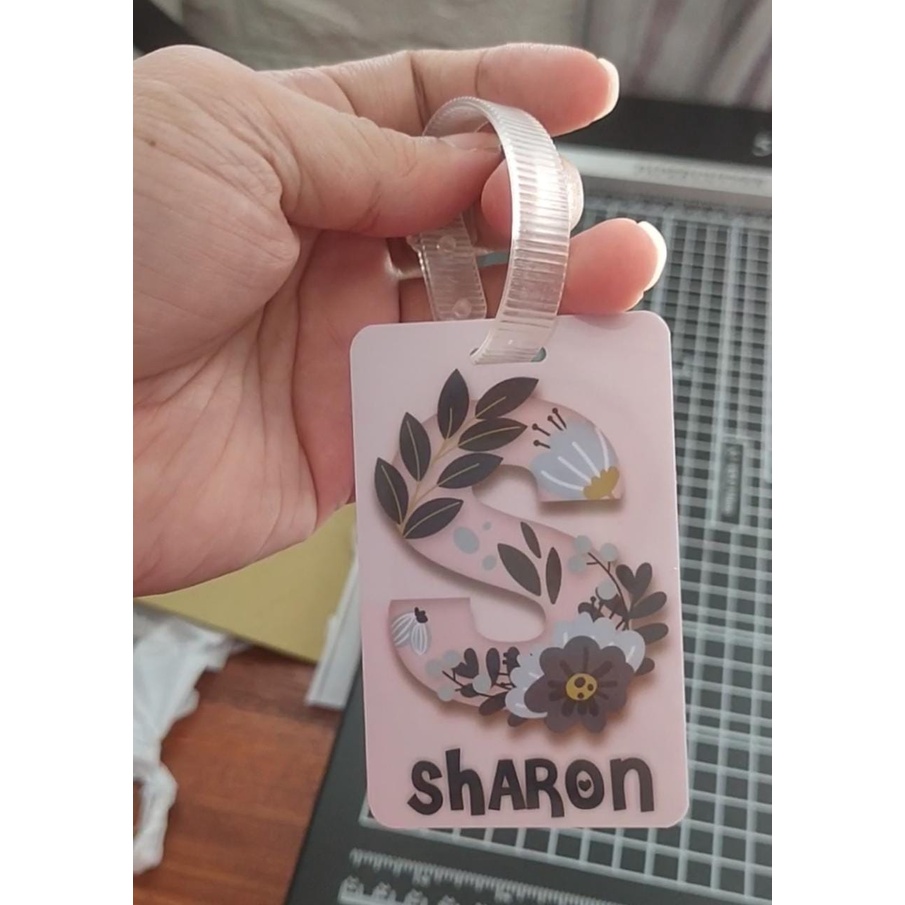 Jual BAG TAG ALFABET / LUGGAGE TAG / GANTUNGAN TAS / GANTUNGAN KOPER ...
