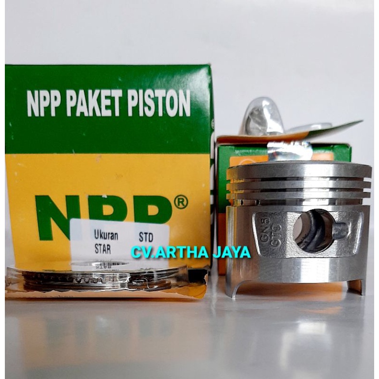 Jual PISTON KIT NPP HONDA STAR KODE GN8 / ASTREA STAR ( STD / 050 / 100 ...