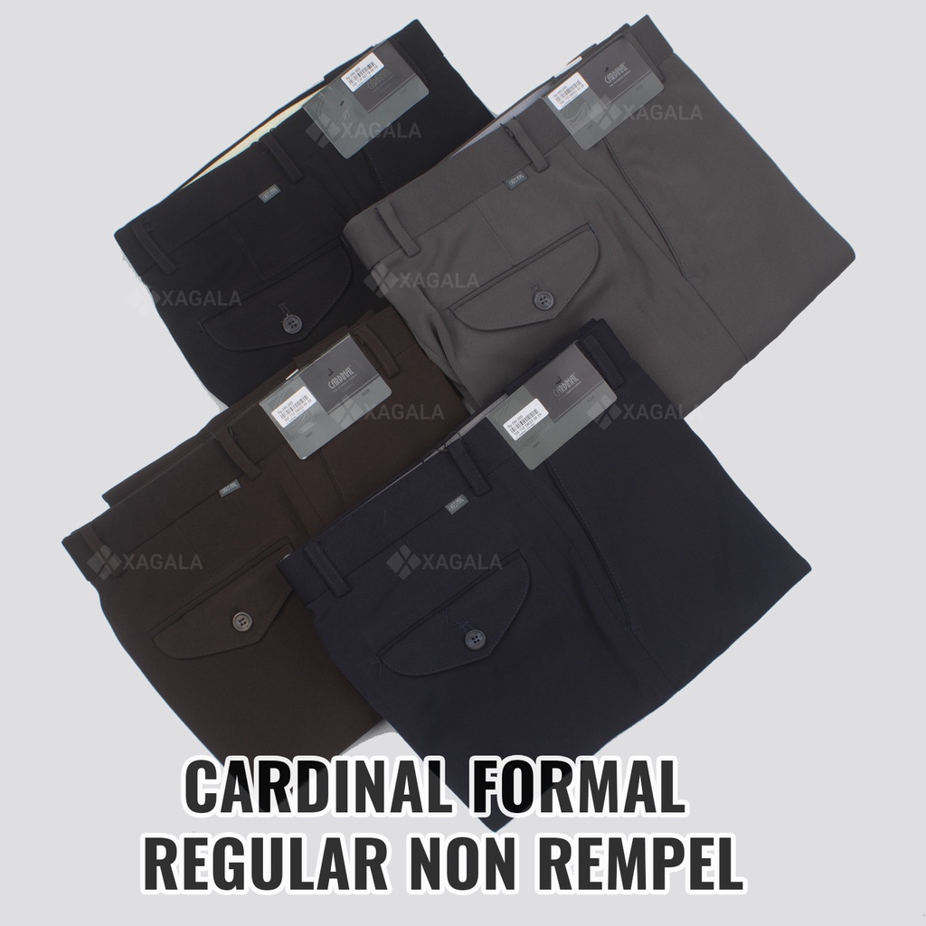 Jual CARDINAL STANDAR Celana Formal PRIA REGULER Celana Kerja KAIN ...