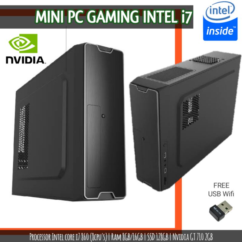 Jual MINI PC GAMING Intel i7 VGA Nvidia 2GB SSD 120GB | Shopee Indonesia