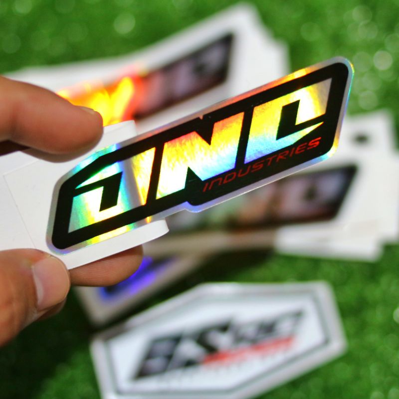 Jual sticker ono industries / sticker race ono premium hologram ...
