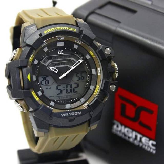 Jual GROSIRAN JAM DIGITEC COLLECTION ORIGINAL DUAL TIME DIGITAL ...