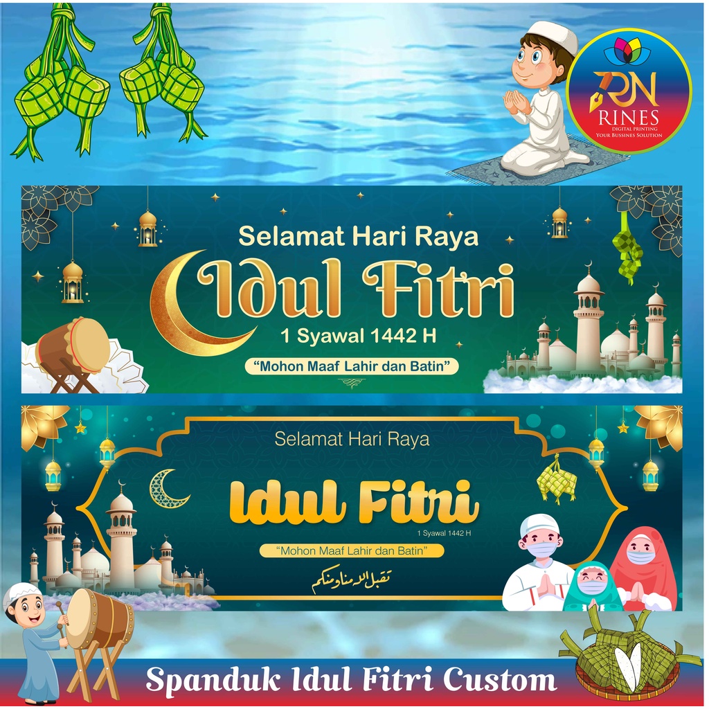 Jual Spanduk Idul Fitri Custom | Shopee Indonesia