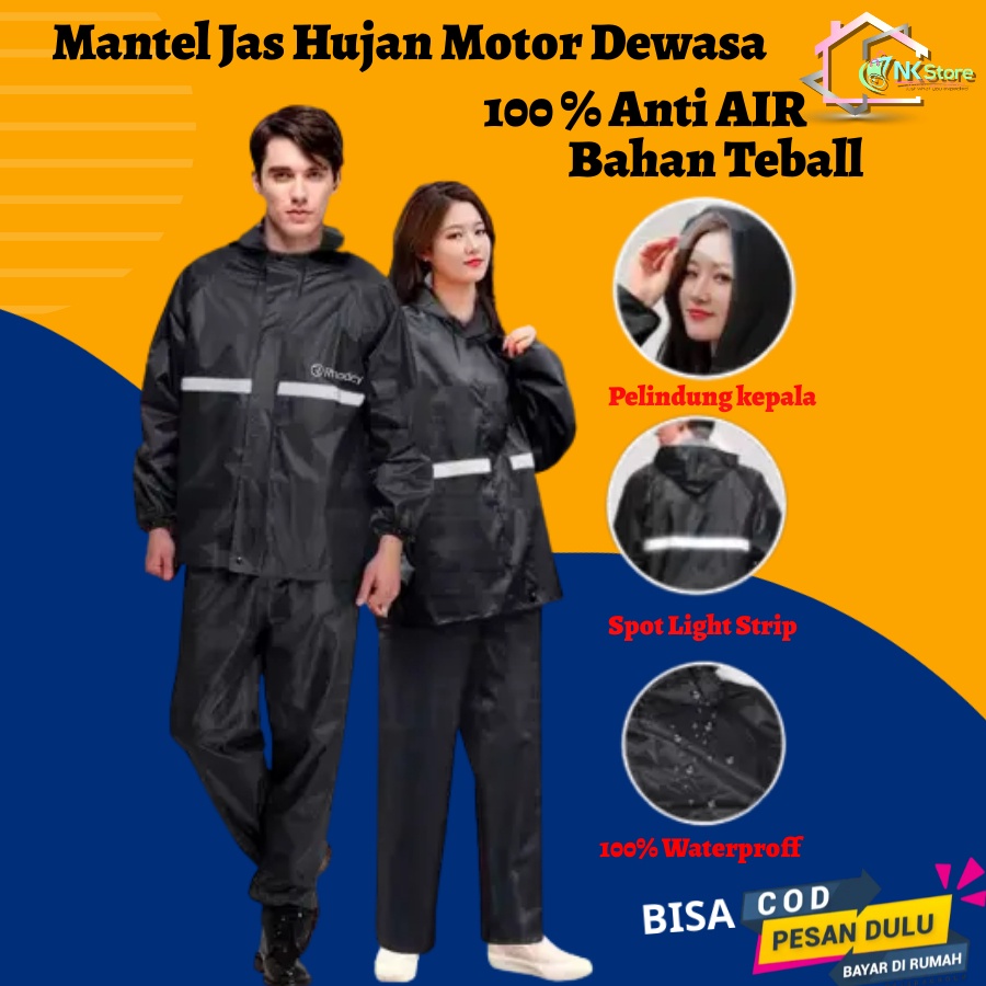 Jual Mantol Mantel Jas jaz jass Hujan Jashujan Raincoat Motor Pria Laki Laki Wanita Perempuan ...