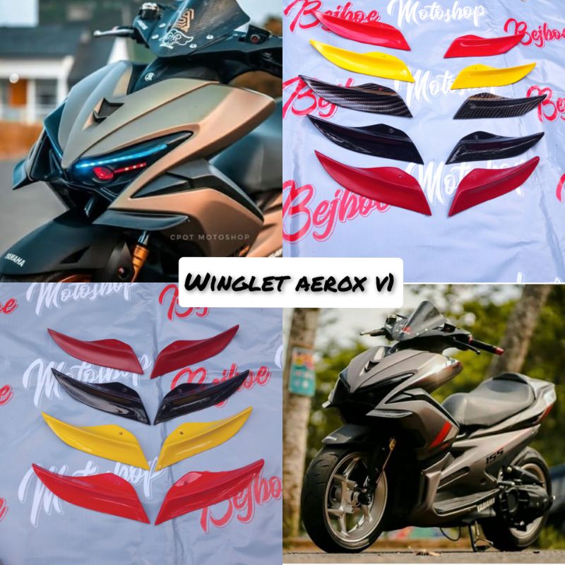 Jual winglet aerox kewer aerox aero winglet aerox vva | Shopee Indonesia