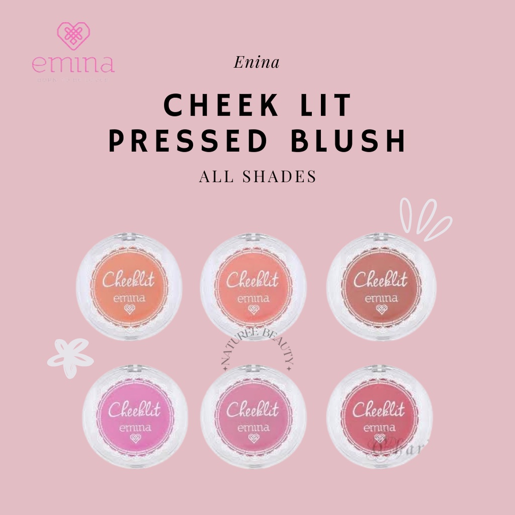 Jual EMINA Cheek Lit Pressed Blush 3.5g | Shopee Indonesia