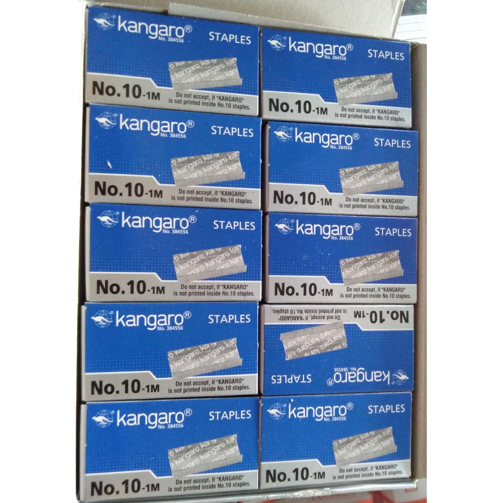 Jual Isi Staples / Stapler No.10 Kangaro | Shopee Indonesia